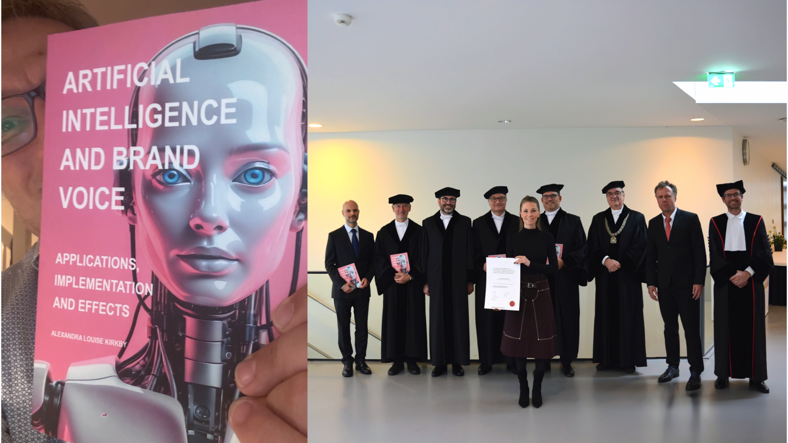 Erfolgreiche Promotion von Dr. Alexandra Louise Kirkby unter der ...